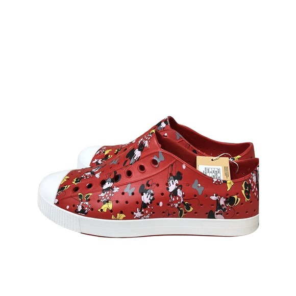 Native | Shoes | Disney Native Minnie Mouse Shoes Women 2 Red Slip On ...